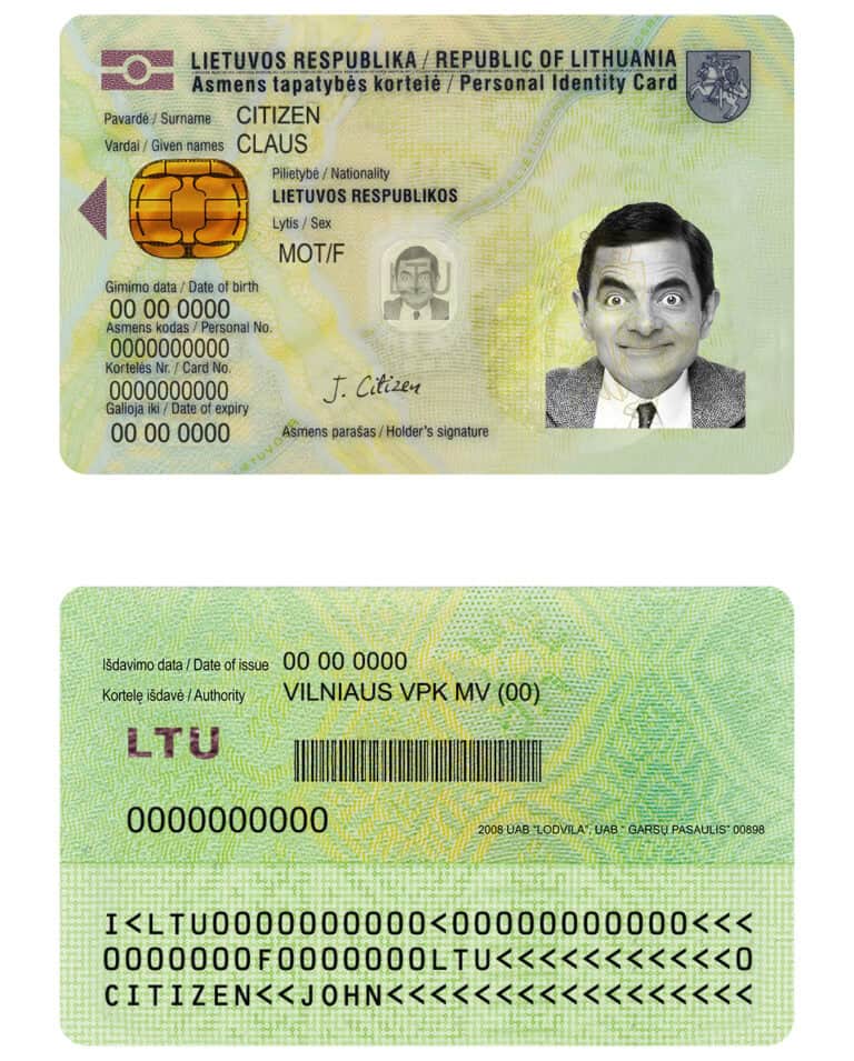 Taiwan ID Card Template, PSD Template, Fully Editable | Mr. Verify