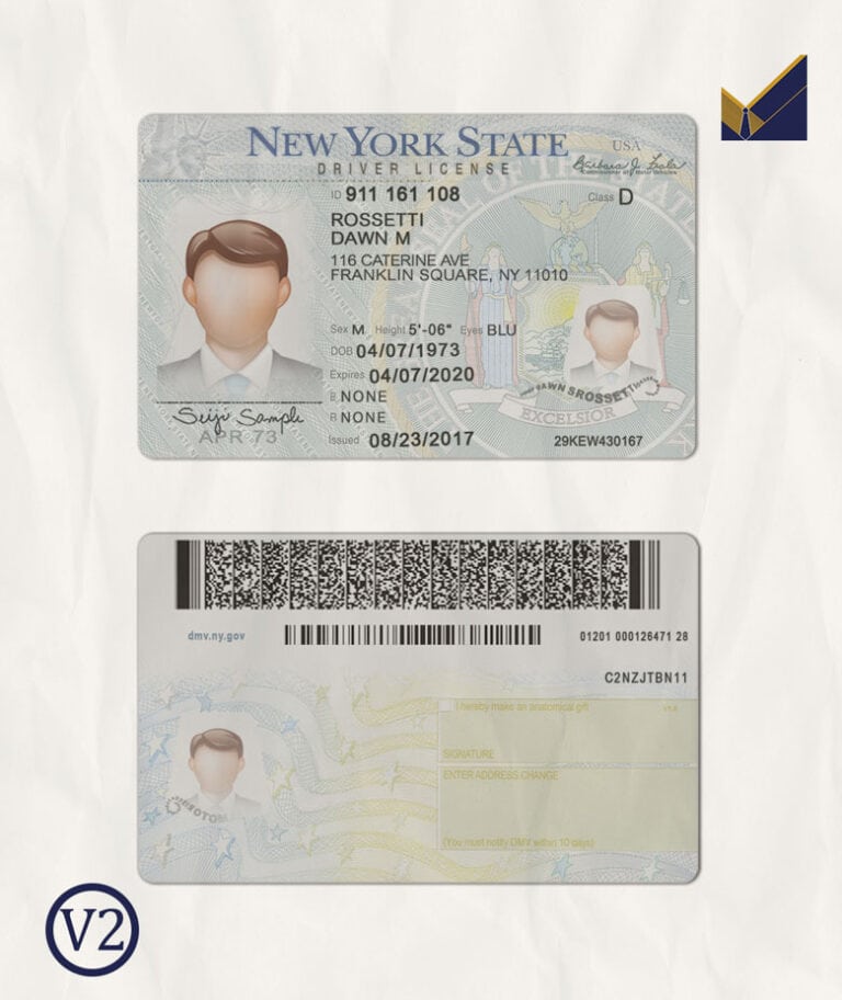 New York Driver License Psd Template | Mr. Verify