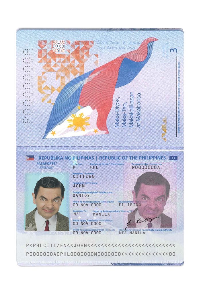 Fake Philippines Passport PSD Template | Mr. Verify