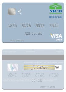 Editable United Arab Emirates MCB Bank Visa Debit Card Templates In PSD ...