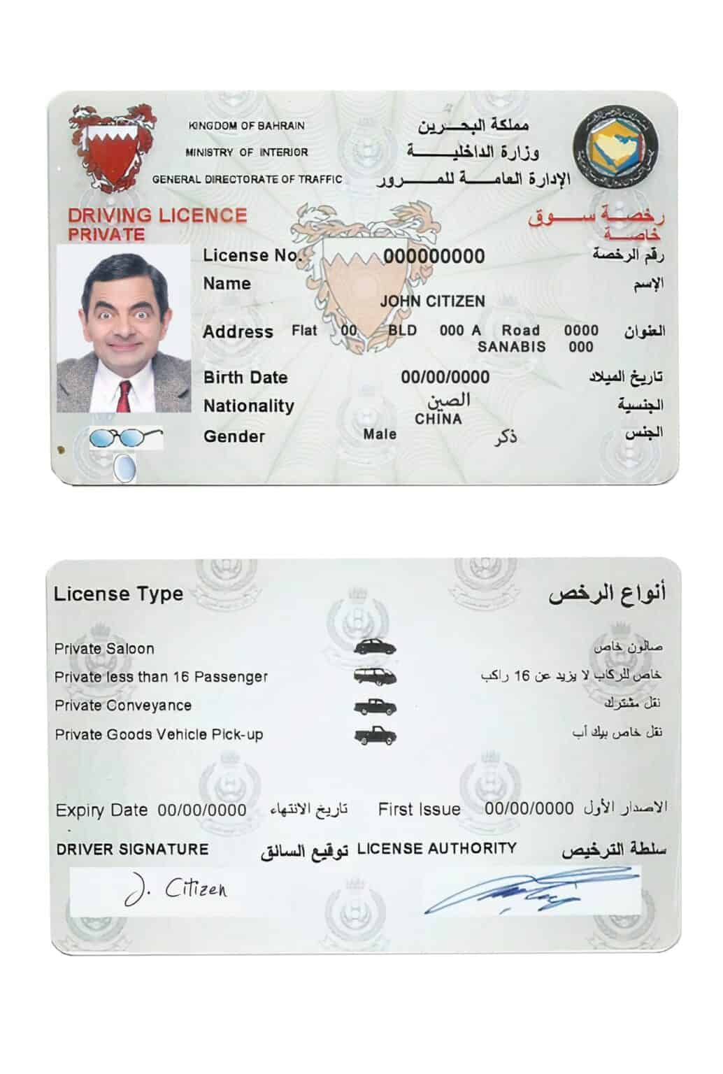 Drivers License PSD Template | Mr. Verify