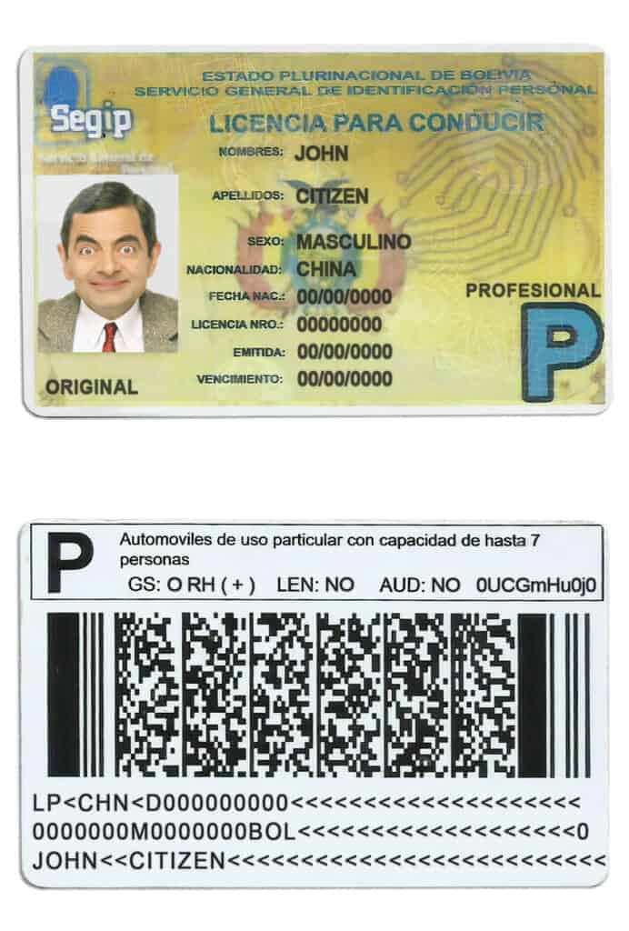 Drivers License PSD Template | Mr. Verify