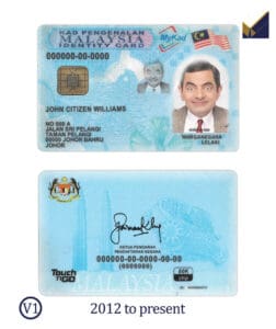Malaysia ID Template In PSD Format, Fully Editable | Mr. Verify