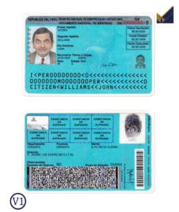 Peru Identity Card PSD Template, With Fonts | Mr. Verify