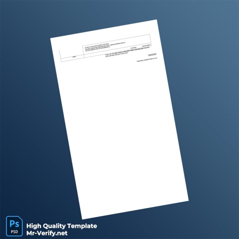 China Hangzhou Tianjun Chem Co Ltd Invoice Template In Word And PDF ...