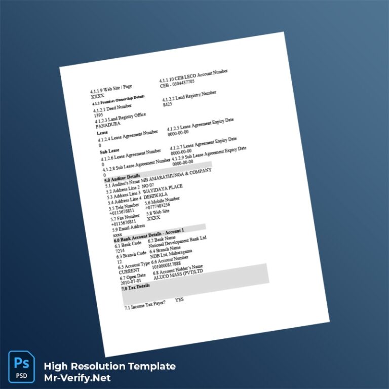 Editable Electronic Registration Of Traders Registration Certificate ...