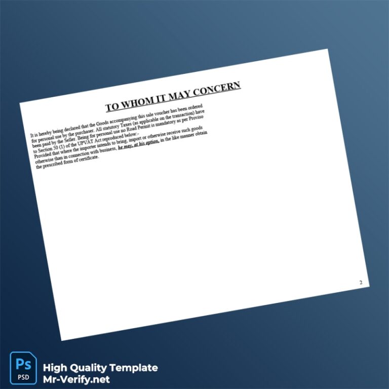 India S S S Enterprises Invoice Template In Word And PDF Formats 3 Page