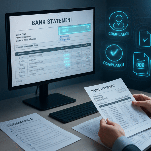 Bank Statement Template Guide: Editable PDF & Word For KYC Verification ...