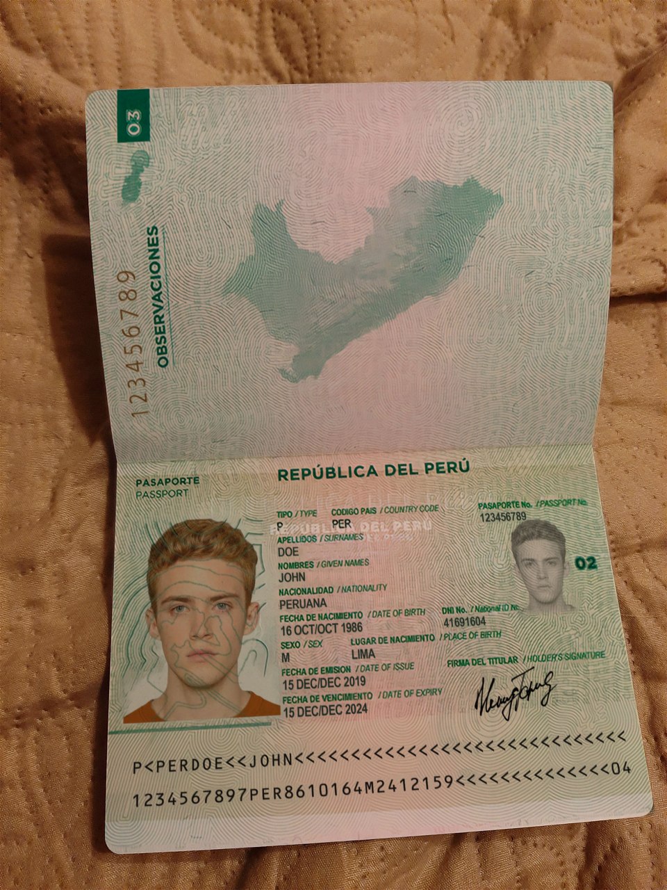 Peru Passport | Mr. Verify