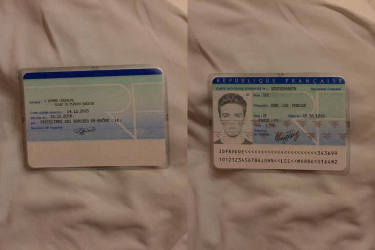 France ID Card (old) | Mr. Verify