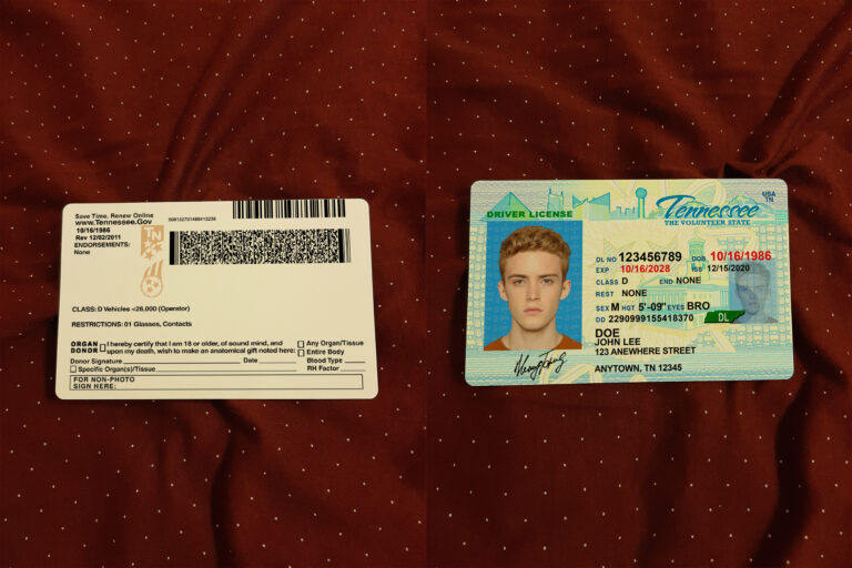 USA Tennessee Driver License | Mr. Verify